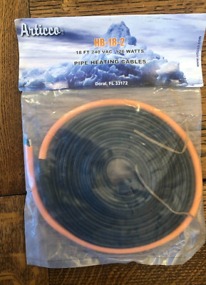 Water Pipe Heating Cable 18' by Articco -- Prevent pipe Freezing | eBay