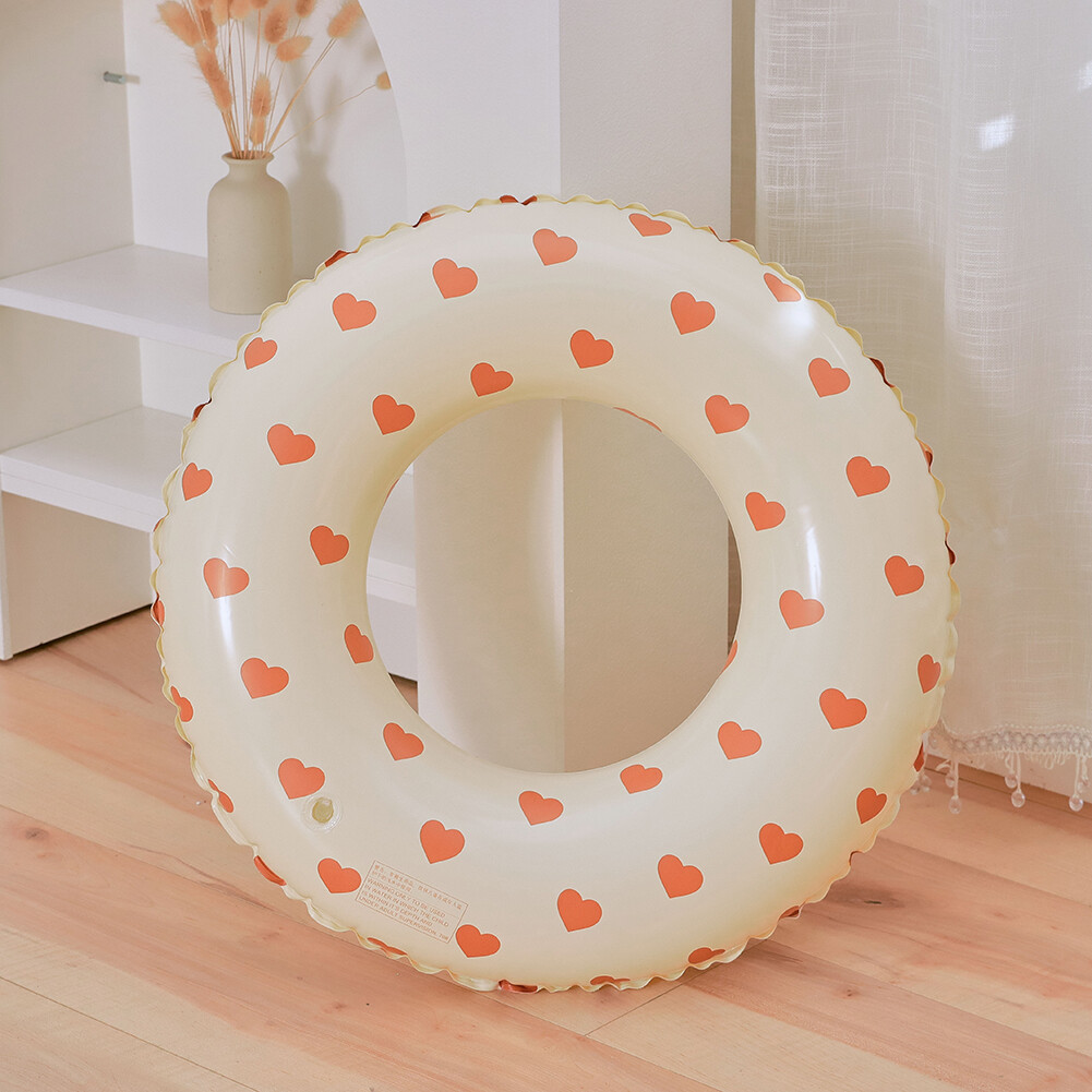 PVC Lifebuoy Convenient Swimming Pool Floaters for Children Adult (90 ...