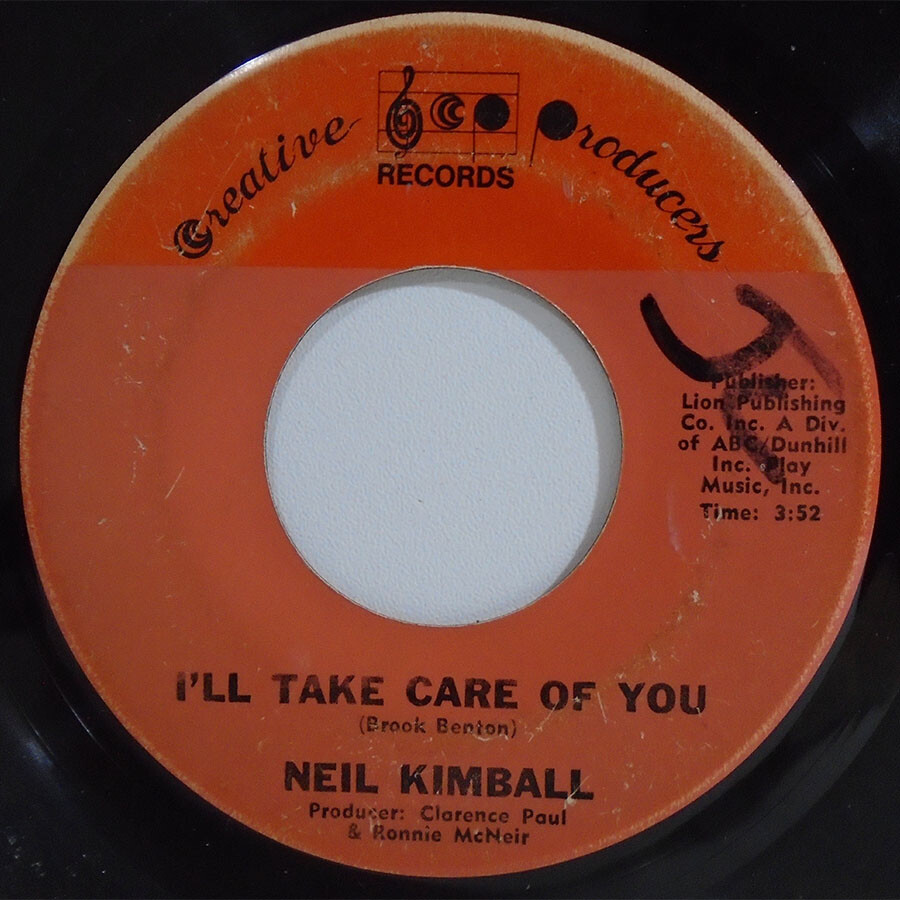 NEAL KIMBLE WEAK SPOT / I'LL TAKE CARE OF YOU US SOUL 7" MISPRINT NEIL ...