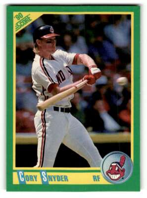 1990 Score #10 Cory Snyder Cleveland Indians Baseball Cards ID:52798 | eBay