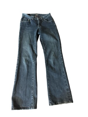 Women’s Jag Stretch Denim Jeans Button With Zip Flare Bottom Sz 0p | eBay