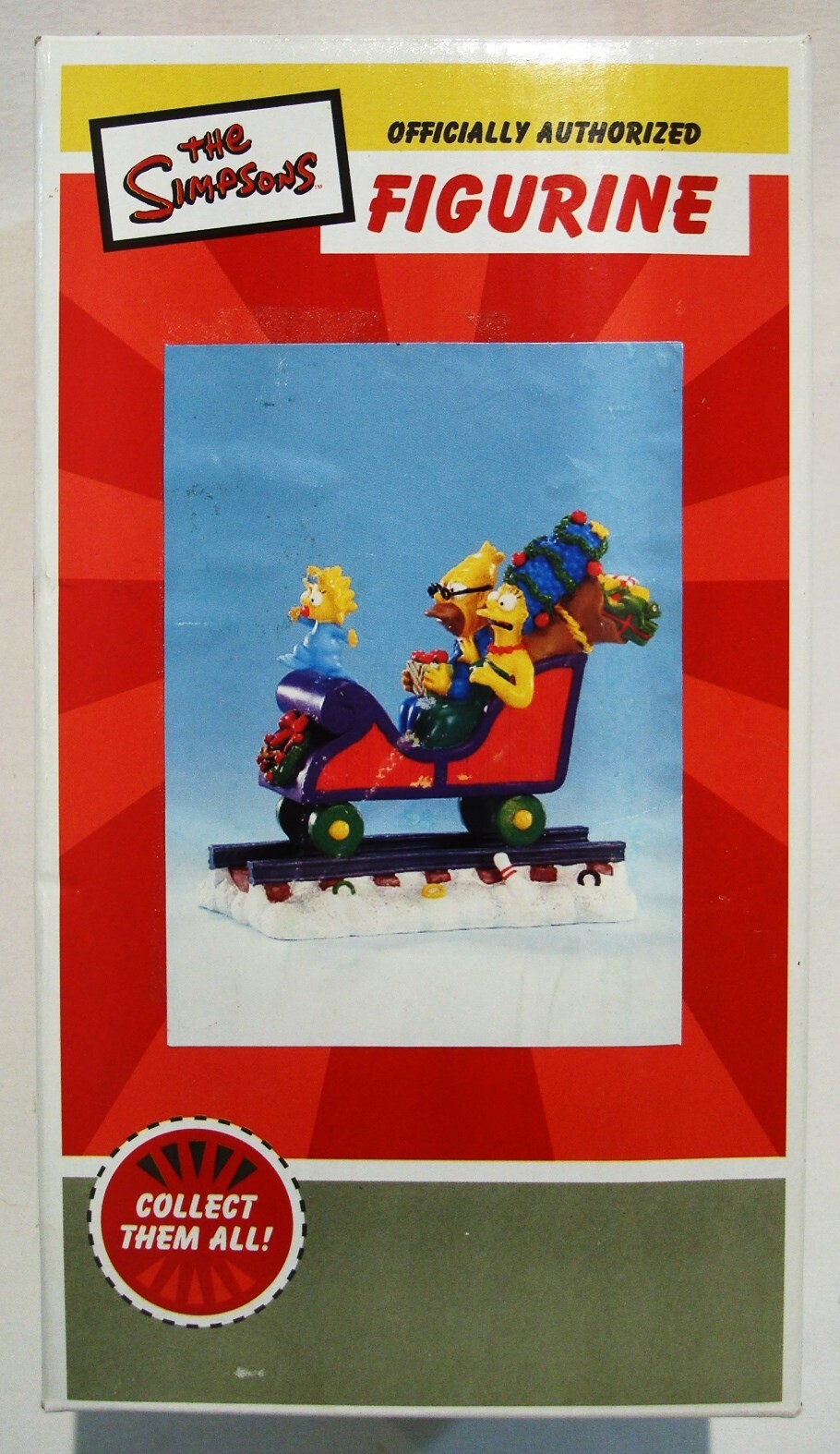 SIMPSONS All Aboard for the Holidays Figurine HAMILTON COLLECTION 2005 ...