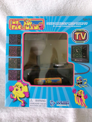 Ms. Pac-Man Plug n Play TV Game 1993 Namco new in box | eBay