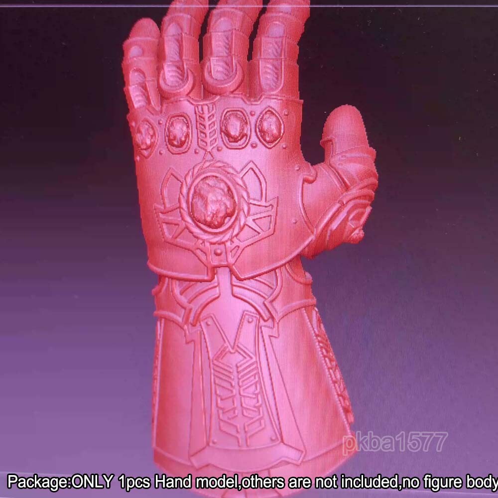 Unpainted 1/18 Infinity Gauntlet Hand Model For 3.75'' Action Figure | eBay
