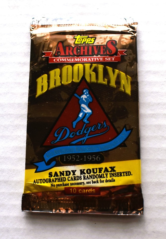 1995 Topps Archives 1952-1956 Brooklyn Dodgers Sealed Packs possible ...