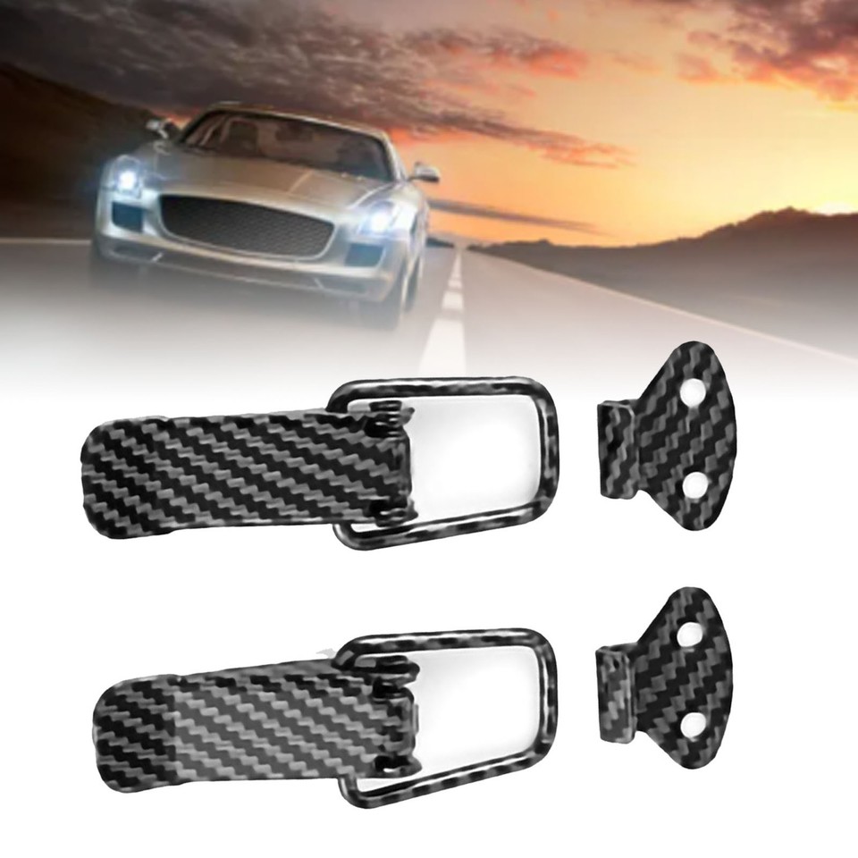 _Pair Car Bumpers Trunk Lid Quick Release Fasteners Hook Lock Clips ...