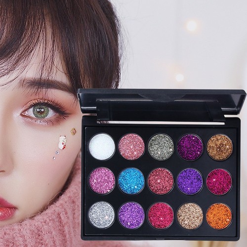 15 Colors Eye Shadow Plate Makeup Pallets Eyeshadow Palette Colorful | eBay