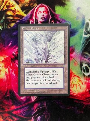 Glacial Chasm Magic the Gathering English Card Used | eBay