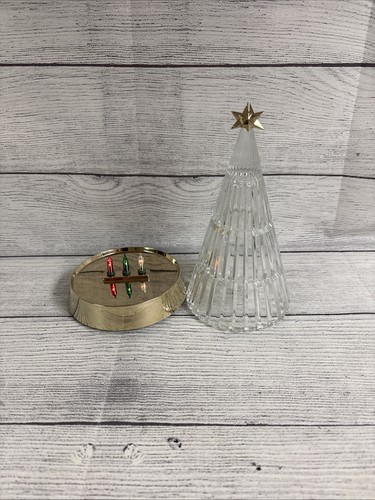Vintage Avon Crystal Holiday Tree Lights Up, EUC W/batteries FAST ...