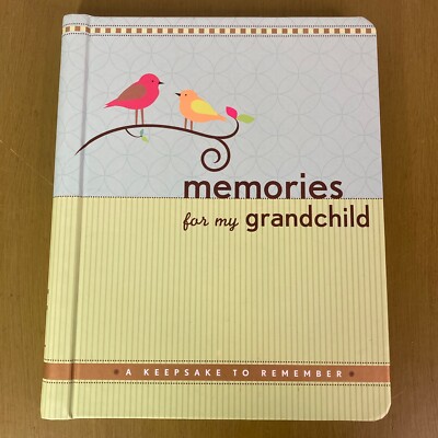 Memories For My Grandchild fill in the blank memoir biography hard ...