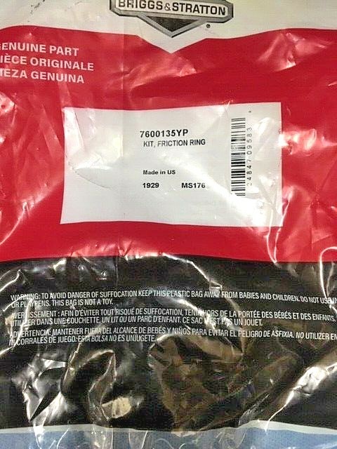 7600135YP-Brand New Original Equipment Snapper Drive Disc Kit with ...