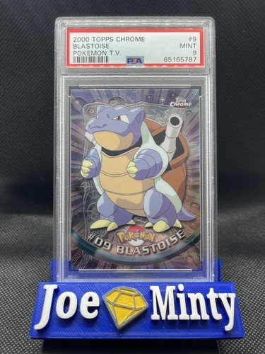 Topps CHROME Pokemon TV #9 Blastoise PSA 9 Mint 💦 | eBay