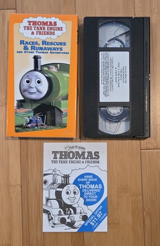 Thomas and Friends - Races, Rescues, and Runaways VHS 1999 Train Britt ...