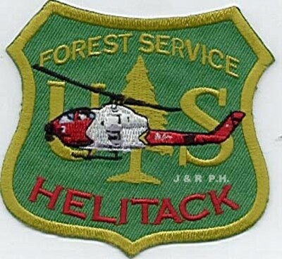 Wildland - U.S.F.S. - HELITACK (3.25" x 2.75" size) fire patch | eBay
