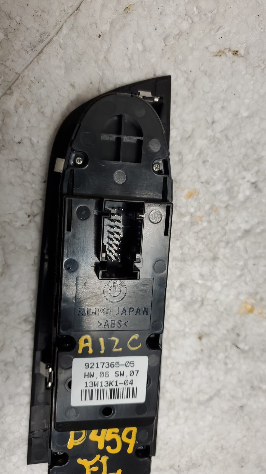 07-13 BMW 328I/335I/M3 FRONT LEFT MASTER SWITCH MIRROR WINDOW ...