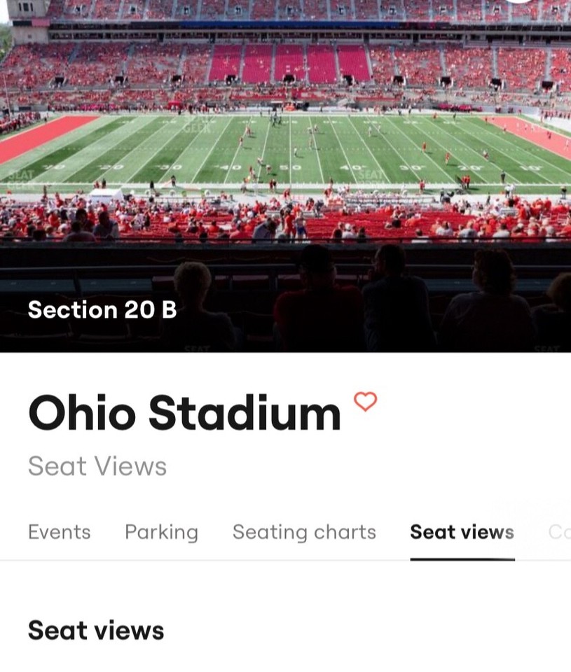 2 Ohio State Football Tickets vs Marshall 50 Yard Line B Deck | eBay