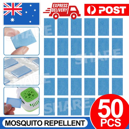 50Pcs Mosquito Repellent Insect Bite Mat Tablet Replace Refill Pest ...