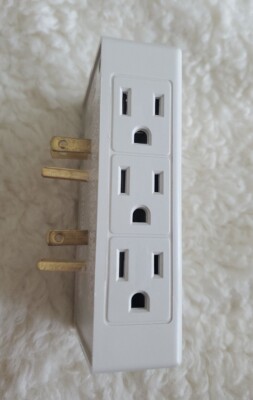Chicago Electric White Current Tap w/ 6 Outlets NEW | eBay