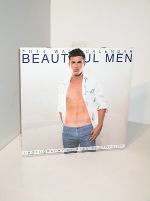 2014 Beautiful Men Wall Calendar Beefcake Art Gay Male Interest New ...