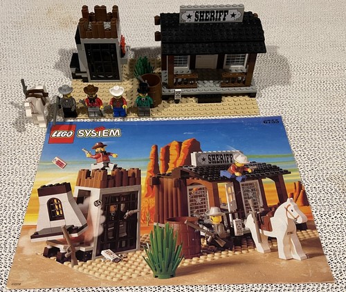 LEGO Sheriff's Lock-Up 6755 Orig Inst 100% Complete w/ One Face ...