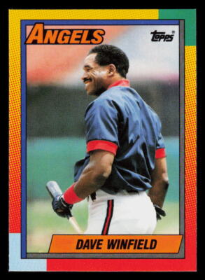 1990 Topps Traded Dave Winfield #130T California Angels | eBay