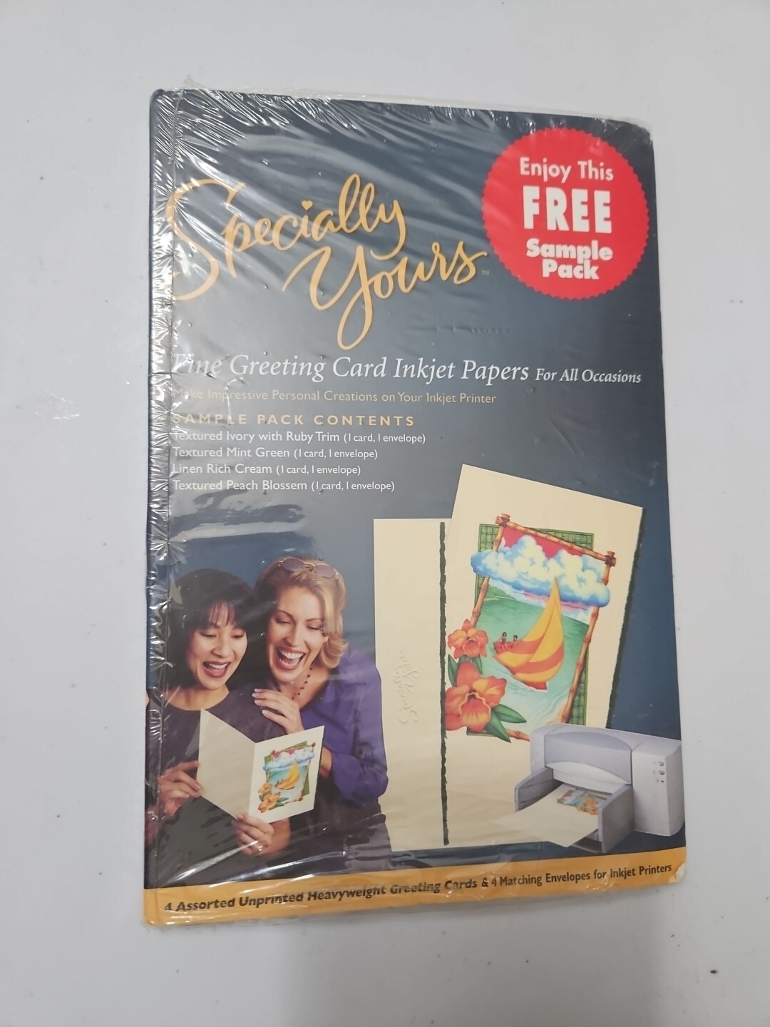 Fine Greeting Card Inkjet Paper Sample Pk of 4 Heavyweight Cards with ...