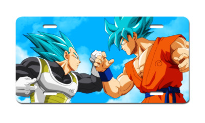 Dragon Ball Goku Vegeta Anime HOT License Plate Auto Truck Car Tag ...