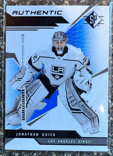 2018-19 SP Authentic Profiles Blue #APJQ Jonathan Quick LA Kings A653 ...