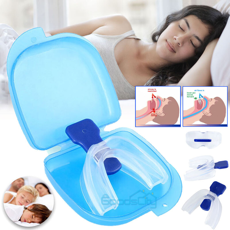 Stop Snoring Mouthpiece Sleep Apnea Guard Bruxism Anti Snore Pure Grind ...