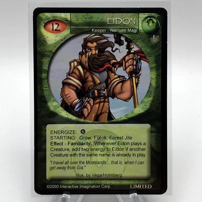 2000 Magi Nation Duel - Eidon (Keeper - Naroom Magi) Trading Card #12 ...