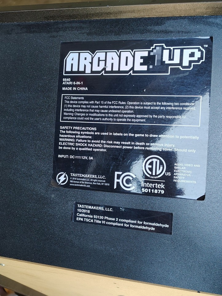 Astroids Deluxe Arcade Video Game Original Plexiglass Marquee | eBay