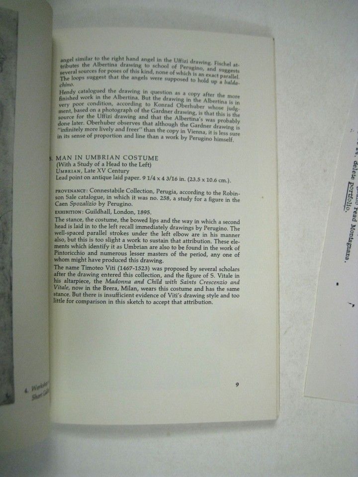 Drawings Isabella Stewart Gardner Museum PPB Vintage Book 1968 Hadley ...