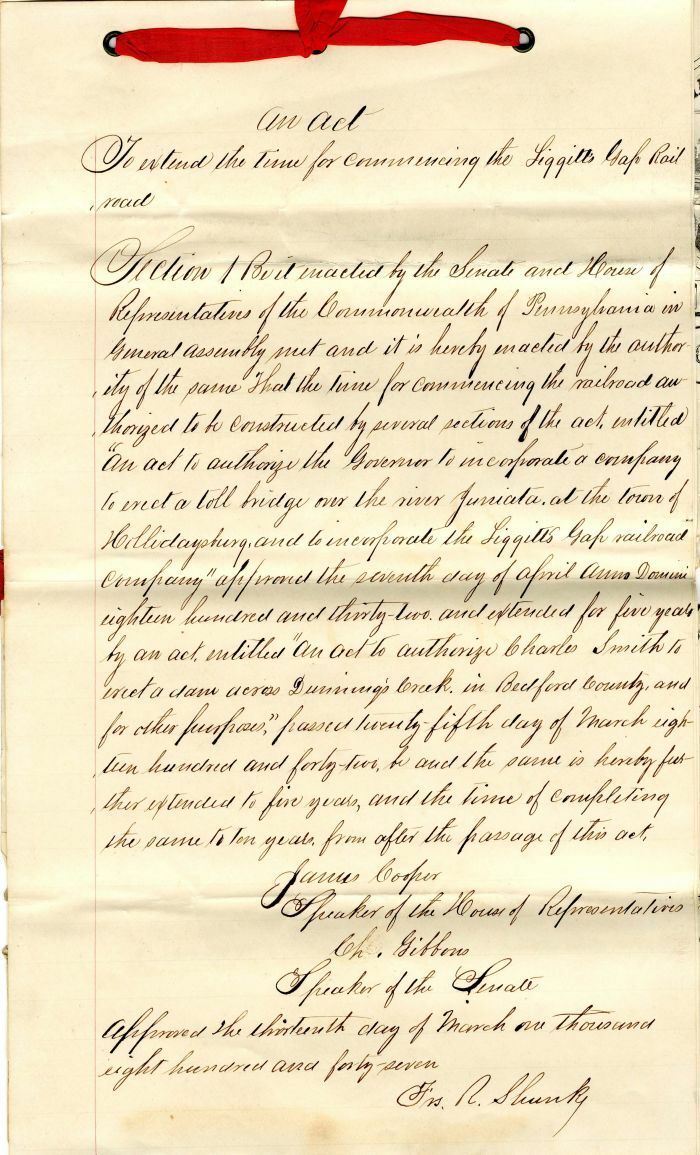 Act Supplement of 1863 - Miscellaneous | eBay