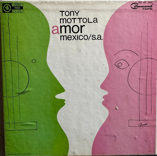 Tony Mottola ‎– Amor Mexico / S.A. Reel Tape 7 ½ ips 4trk Command ‎– RS ...