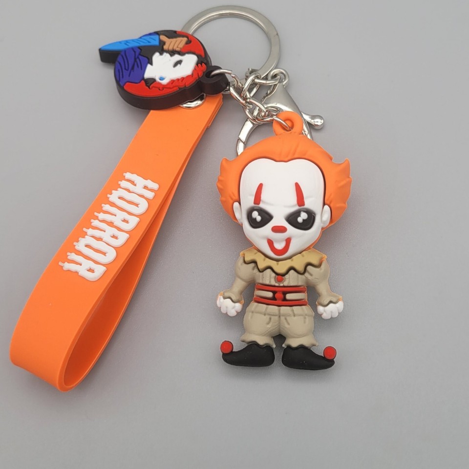 It 3D Pennywise Horror Figure Keychain with Carrying Strap | eBay
