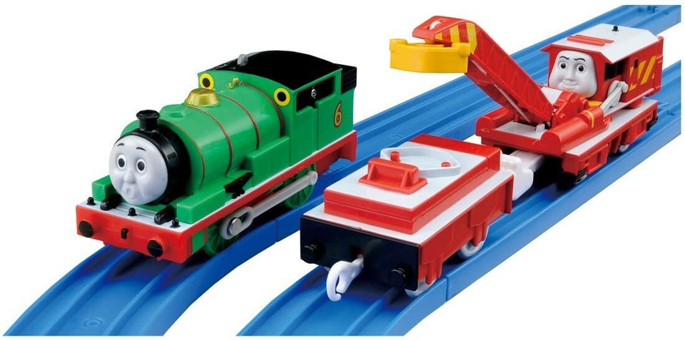 Motorized Thomas 80th Anniversary Gold Oigawa Tomy Plarail Trackmaster ...