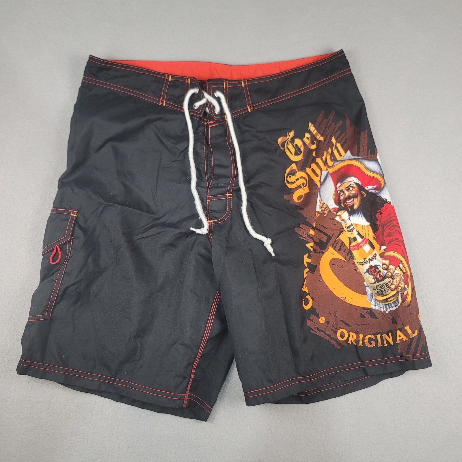 Captain Morgan Board Shorts Brave the Wave Pirate Rum… - Gem