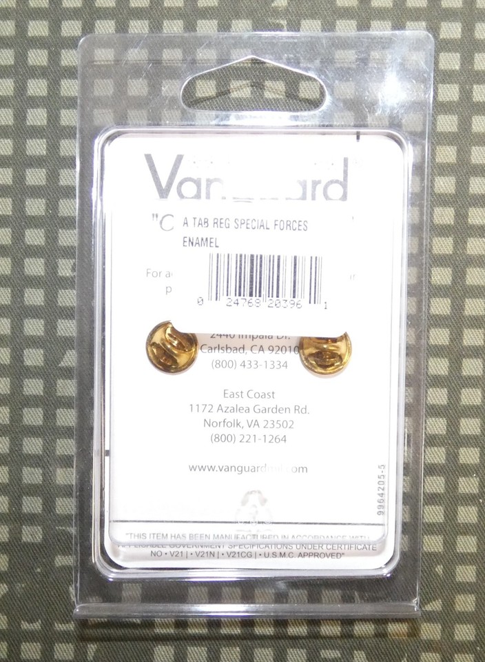 Original US Army Special Forces Tab Metal for Dress Uniform (Vanguard ...