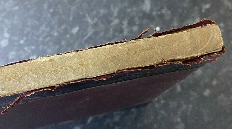 Rare Antique Red Leather Mound Monnogramed "MNB" Sheet Music Collection ...