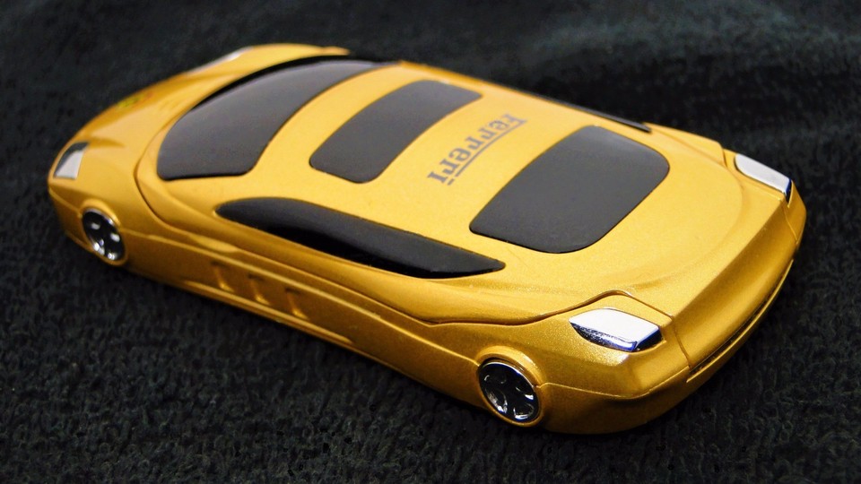 S I T Cell Phone Ferrari Style Car Dual SIM LED 8 Mobile Flip Phone 7 ...