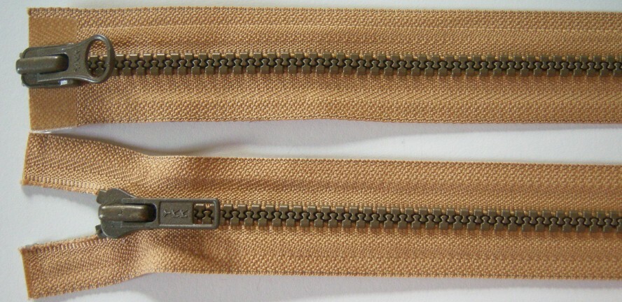 YKK or Dulon 22" Separating Two Way Vislon Parka Zipper Made in USA | eBay