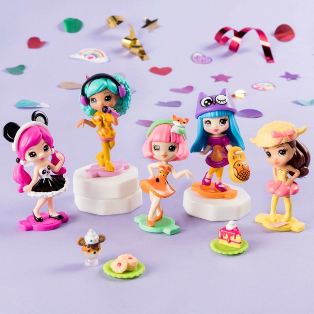 3 Party Pop Teenies Surprise Popper Doll With Confetti Series 1 Spin ...