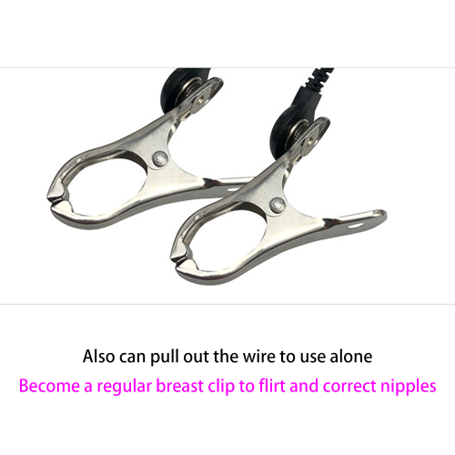 Shock Nipple Clamps Electric Breast Clip Clit Clamp Adult Women SM BDSM Sex Toy | eBay