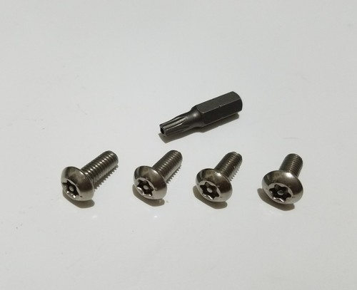 BMW SECURITY Anti Theft luxury Auto License Plate Screws Stainless ...