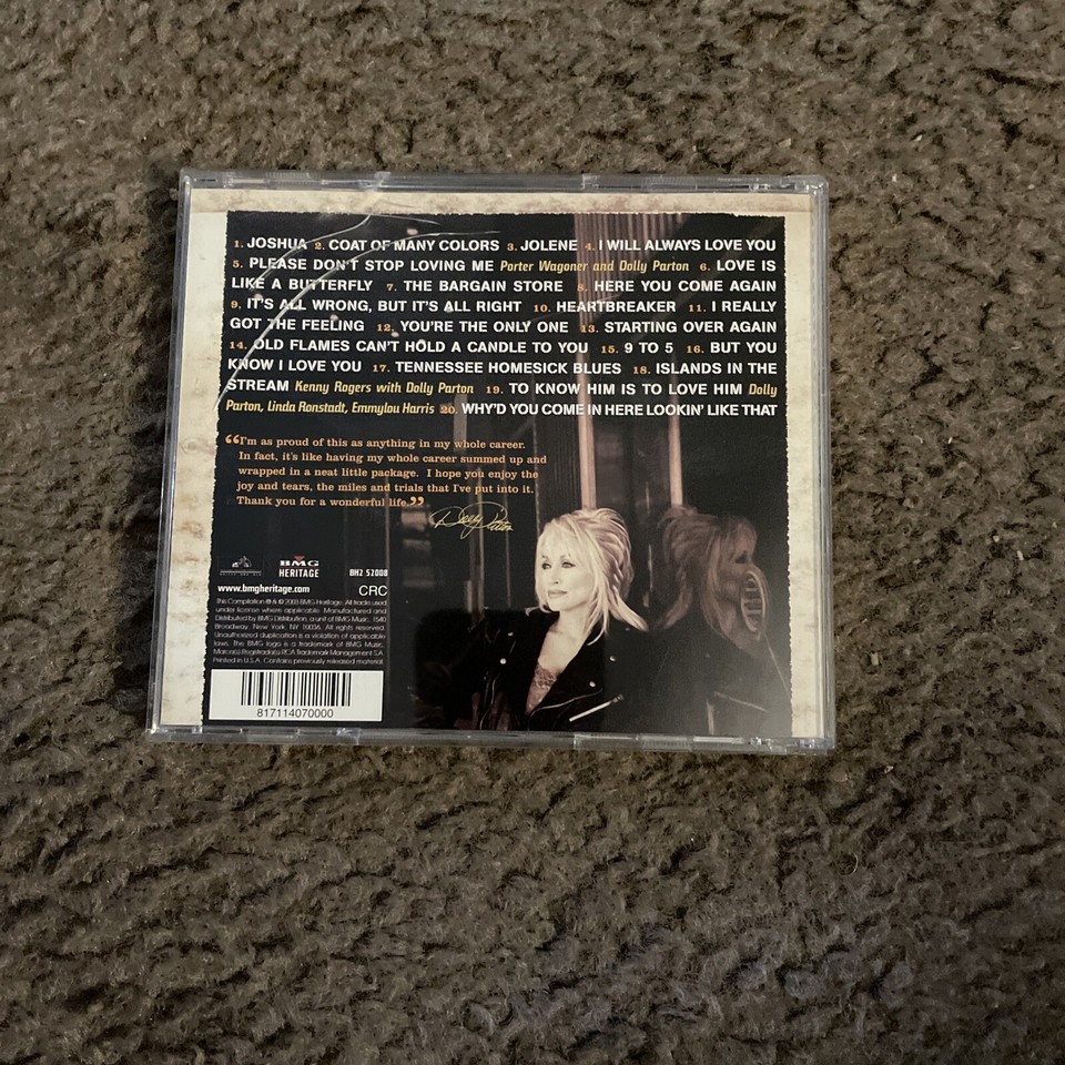 Ultimate Dolly Parton by Dolly Parton (CD, 2003 CRC) 20 Tracks Like New ...