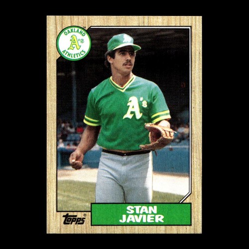 Stan Javier 1987 Topps Oakland Athletics #263 Set Break R306 | eBay