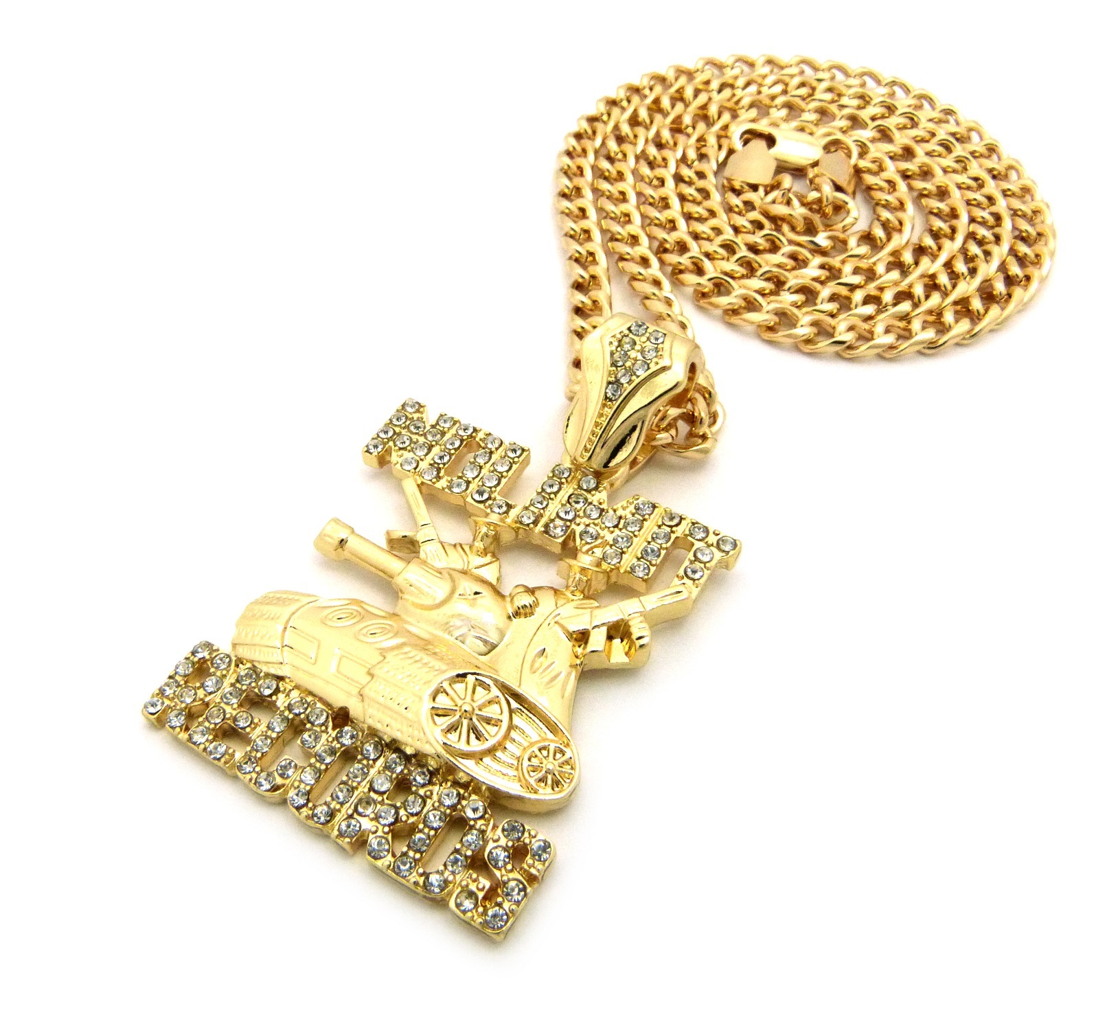 No Limit Record Pendant 2mm24" Box, 5mm24" Cuban Chain Hip Hop Necklace ...