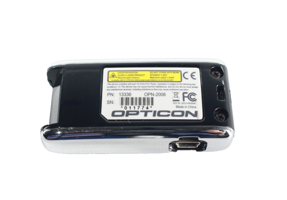 Opticon OPN2006 Bluetooth Wireless Barcode Scanner Black with Power ...