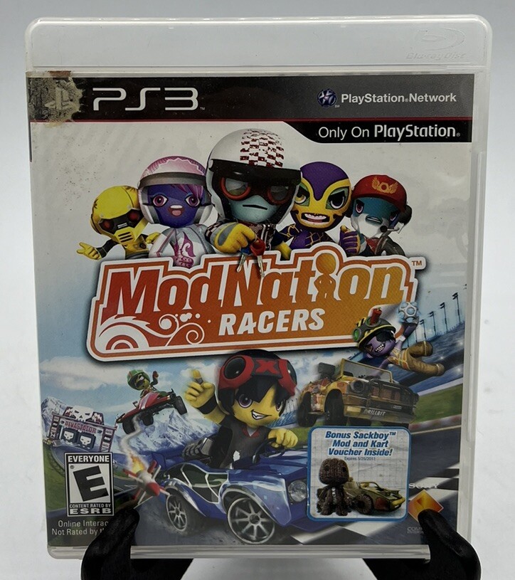 ModNation Racers (PS3 Sony PlayStation 3, 2010) Complete with Manual ...