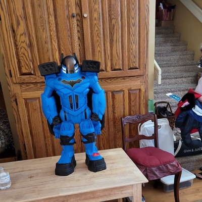 Batman Blue Batbot Mattel 2017 Imaginext DC Super Xtreme Robot 28”FGF37 ...